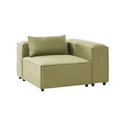 Beliani Sofaelement BRANDE in Gr&uuml;n - (W) 123 x (H) 70 x (L) 121 cm symmetrisch | Gr.: onesize