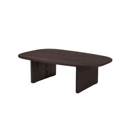 home24 Massiver Couchtisch Tajua in Schwarz | Gr.: onesize