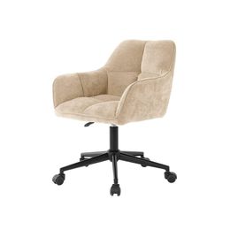 home24 B&uuml;rostuhl Lumpo in Beige | Gr.: onesize