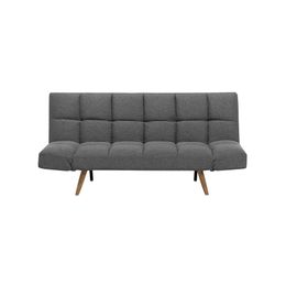 Beliani 3-Sitzer Sofa INGARO in Grau/Braun - (W) 182 x (H) 86 x (L) 80 cm | Gr.: onesize