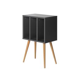 home24 Beistelltisch Nippon in Grau / Eiche | Gr.: onesize