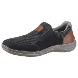 Rieker Herren Slipper Halbschuh, Freizeitschuh, Schlupfschuh mit luftigem Mesh bunt 46