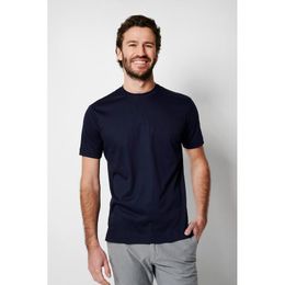 DESOTO Herren DESOTO T-Shirt &raquo;Jersey T-Shirt Rundhalsausschnitt halbarm&laquo; Mit Rundhalsausschnitt, Strech-Qualit&auml;t blau M