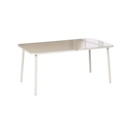 Beliani Esszimmertisch CARAVINO in Beige - (W) 90 x (H) 74 x (L) 160 cm | Gr.: onesize