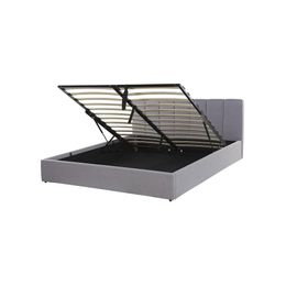 Beliani Doppelbett DREUX in Grau - (W) 171 x (H) 90 x (L) 214 cm | Gr.: onesize