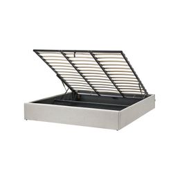 Beliani Doppelbett DINAN in Grau - (W) 189 x (H) 31 x (L) 214 cm | Gr.: onesize