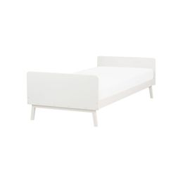 Beliani Einzelbett BONNAC in Wei&szlig; - (W) 95 x (H) 60 x (L) 210 cm | Gr.: onesize