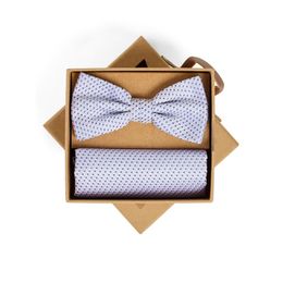 Finshley & Harding Finshley & Harding London Fliege und Einstecktuch in rosa marine - 0002 | Gr.: onesize