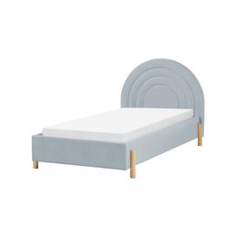 Beliani Kinderbett ANET in Blau/Braun - (W) 106 x (H) 100 x (L) 217 cm | Gr.: onesize