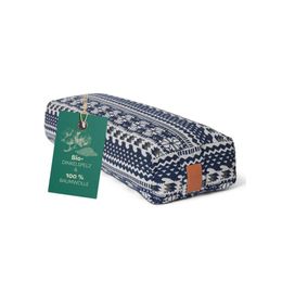 DoYourFitness Yoga-Bolster Paravati gef&uuml;llt Dinkelspelz blau/wei&szlig; eckig Style 1 Blau | Gr.: onesize