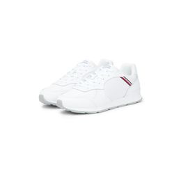 Tommy Hilfiger Herren Sneaker &raquo;MAXLITE 1A&laquo; , Freizeitschuh, Halbschuh, Schn&uuml;rschuh, Streifen in Tommy Farben wei&szlig; 45