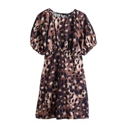 next Kleid Damen Gr&ouml;&szlig;e 54 braun / schoko / cappuccino Sommerkleid