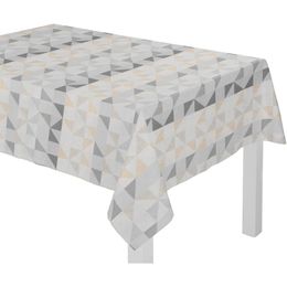 WIRTH Tischdecke &raquo;BERLARE&laquo; grau Baumwolle, Polyester B/L: 85cm x 85cm, 1 Stk., eckig