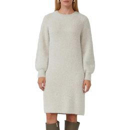 s.Oliver BLACK LABEL Damen s.Oliver BLACK LABEL Strickkleid mit geripptem Saum wei&szlig; 40, N-Gr