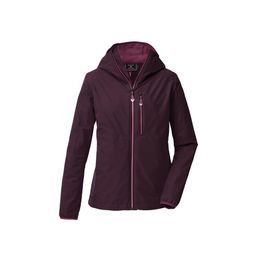 Killtec Funktionsjacke mit Kapuze wasserdicht in Weinrot | Gr.: 44