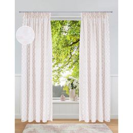 OTTO home Gardine &raquo;Amani&laquo; Multifunktionsband 1 Stk. tlg. beige Polyester 145cm, Multifunktionsband, 135cm
