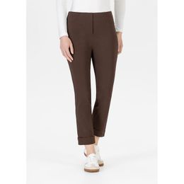 Stehmann Damen 3/4-Hose &raquo;Igor&laquo; in Gr&ouml;&szlig;en 32 bis 52, aus Viskose mit Stretch braun 44, N-Gr
