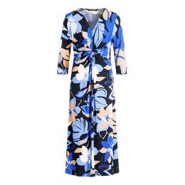 Betty Barclay Midikleid mit Raffung in Dunkelblau/Blau | Gr.: 48