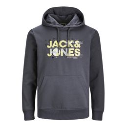 Jack & Jones JACK & JONES Sweatshirt 'Dust' male size XS Light yellow / Light grey / Dark grey / White