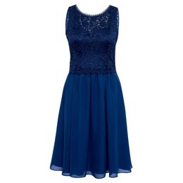 Vera Mont Abendkleid mit Spitze in Festival Blue | Gr.: 36