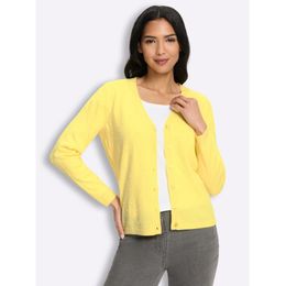 Sieh an! Strickjacke in zitrone | Gr.: 50