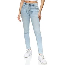 REPUBLIX Skinny-Fit Jeans ISLA in Bleached Blue | Gr.: 44