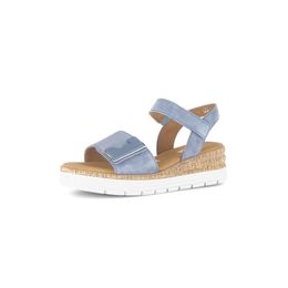 Gabor Plateau Sandalen in blau | Gr.: 41