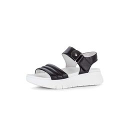 Gabor Plateau Sandalen in schwarz | Gr.: 37