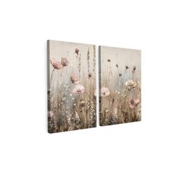 OnlyWow Leinwandbild 2er Set | Gr.: 80 x 60 cm