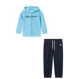 Champion Kinder Jogginganzug &raquo;Hooded Full Zip Suit&laquo; 2 tlg. 2-teiliges Set aus Jacke und passender Hose, atmungsaktiv 80
