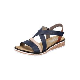 Rieker Keilsandaletten in Blau | Gr.: 39