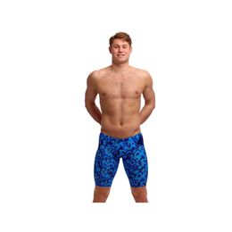 Funky Trunks Hill Billy Blues Jammer f&uuml;r Triathleten chlorbest&auml;ndig in blau | Gr.: 40