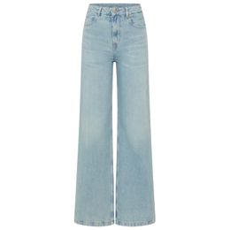 BOSS Orange Damen BOSS Orange Weite Jeans &raquo;MARLENE HR 12.0 Premium Damenmode&laquo; mit hohem Bund, Wide Leg blau 30, L&auml;nge 32