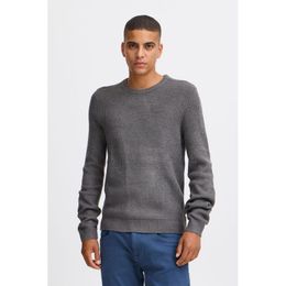 Blend Herren Strickpullover &raquo;BHPullover&laquo; Klassischer Grobstrickpullover mit Rundhalsausschnitt grau XXL