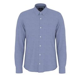 JOOP! Herren JOOP! Langarmhemd &raquo;Pierce&laquo; feine Struktur, slim fit blau 43, N-Gr