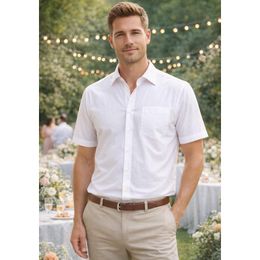 MAN'S WORLD Man's World Herren Kurzarmhemd Kurzarm 41/42 (L), N-Gr