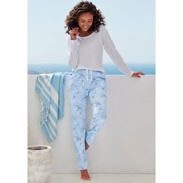 Vivance Dreams By Lascana Damen Vivance Dreams by Lascana Pyjama Set, 2 mit All-Over Print 44/46