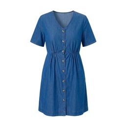 Ulla Popken Midikleid in blue denim | Gr.: 50-52