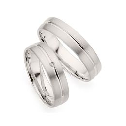 Phoenix Ph&ouml;nix Trauring &raquo;Schmuck Geschenk Silber 925 Trauring Ehering LIEBE versch. Varianten&laquo; Made in Germany - wahlweise mit oder ohne Brillant silber 60, 
