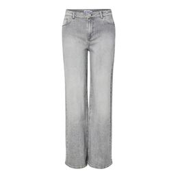 Pieces Wide Fit Jeans in Medium Grey Denim | Gr.: W27/L30