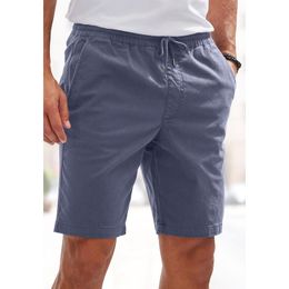 John Devin Herren Shorts &raquo;Bermuda&laquo; kurze Hose aus elastischer Baumwoll-Qualit&auml;t blau S (44/46), N-Gr