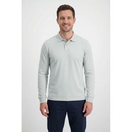 BOSS Orange Herren BOSS Orange Poloshirt &raquo;Passerby Langarm Regular Fit&laquo; Langarm Classic Stretch Pique Polo, pflegeleicht grau 5XL