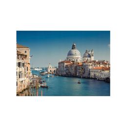 WALLARENA Fototapete Venedig in Blau | Gr.: 150 x 105 cm