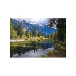 WALLARENA Fototapete Landschaft in Gr&uuml;n | Gr.: 150 x 105 cm