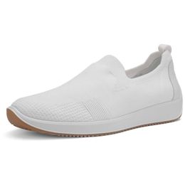 Ara Damen Slipper &raquo;LISSABON&laquo; , Slip-On-Sneaker, Schlupfschuh, Komfortschuh in Weite G wei&szlig; 7 (41)