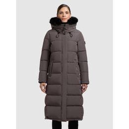 Khujo Damen Khujo Steppmantel &raquo;PORDE2&laquo; aus Polyester, Baumwolle und Nylon, gerader Schnitt M (38)