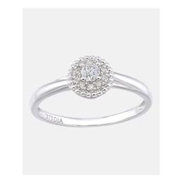 Diamant L'&eacute;ternel Verlobungsring aus 375 Wei&szlig;gold mit Diamant | Gr.: 50