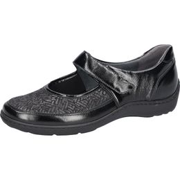 Waldl&auml;ufer Waldl&auml;ufer Damen Riemchenballerina &raquo;HENNI-Soft&laquo; Klettschuh, Komfortschuh, Bequemschuh, Weite H, mit Orthotritt schwarz 6 (39)