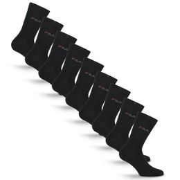 Fila Herren Socken 9 Paar, mit feinem Rippenb&uuml;ndchen 35-38