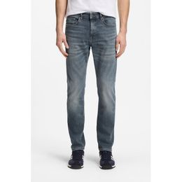 BOSS Orange Herren BOSS Orange 5-Pocket-Jeans &raquo;Delaware Soft-Motion-Denim&laquo; Schmale Passform Mittlere Leibh&ouml;he blau 36, L&auml;nge 34